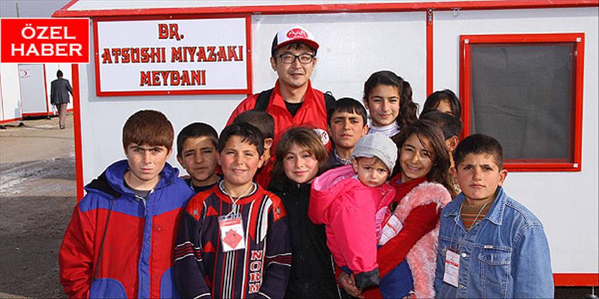 Japanese volunteer arrives in Turkey