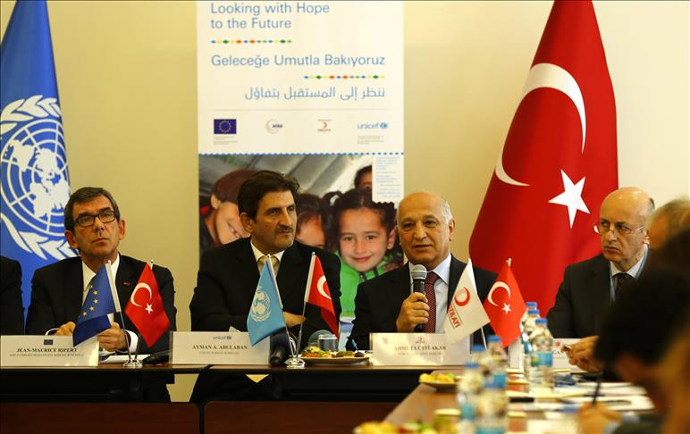 Turkish Red Crescent and UNICEF sign aid project for Syrian children in ...