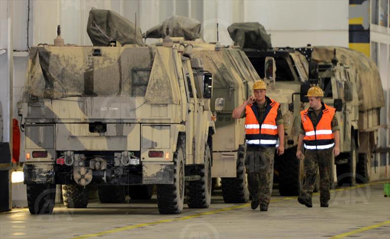 ISAF German military supplies started being shipped back via Turkey