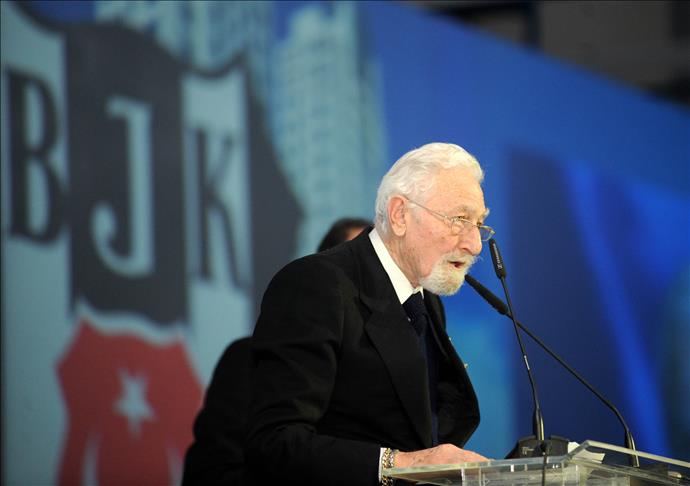 Turkish sport club Besiktas' legendary president dies
