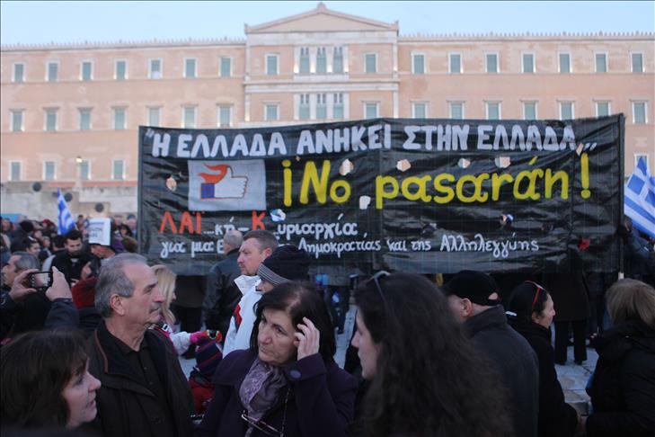 Thousands gather in Greece to support anti-austerity efforts