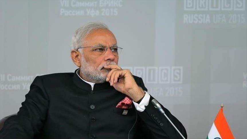 Indian prime minister arrives in Silicon Valley