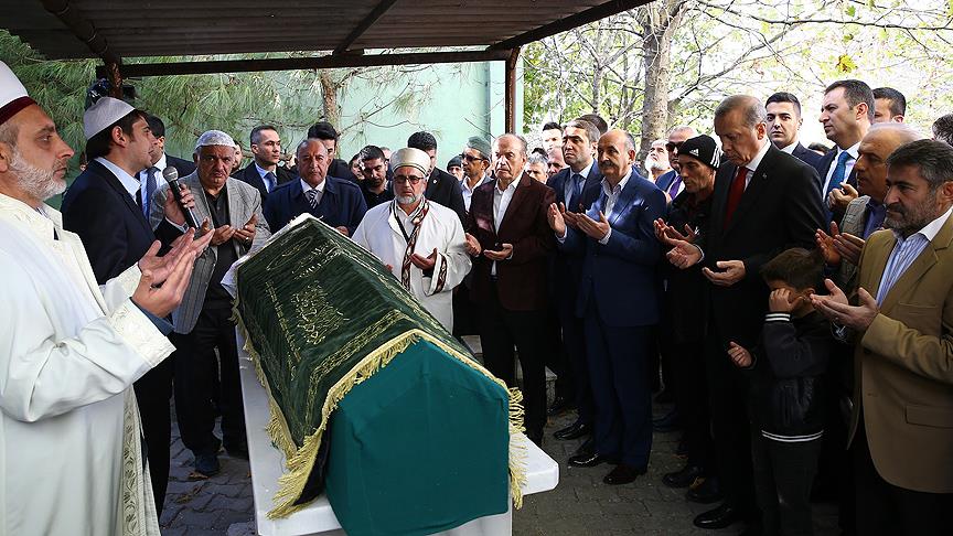 Erdoğan, Engin Bilgin'in cenaze törenine katıldı