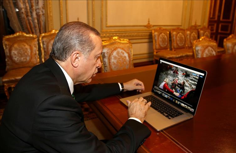 Erdogan participe au vote du concours de la "Photo de l’Année" de l'AA