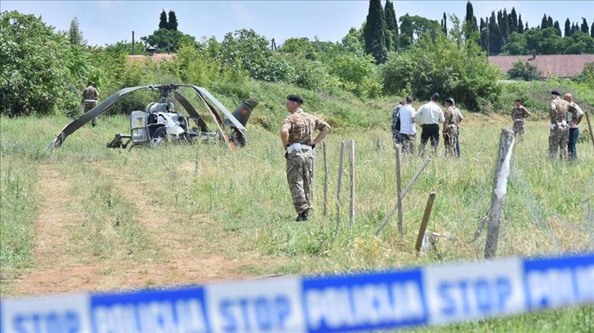 Crna Gora: U padu vojnog helikoptera povrijeđene dvije osobe