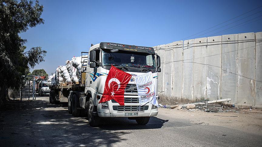 Turkey aid for Gaza to go next month, PM confirms