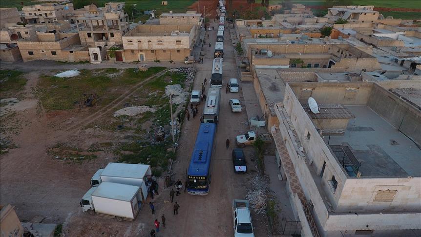 Over 2,100 people leave Syria's Al-Waer for Jarabulus