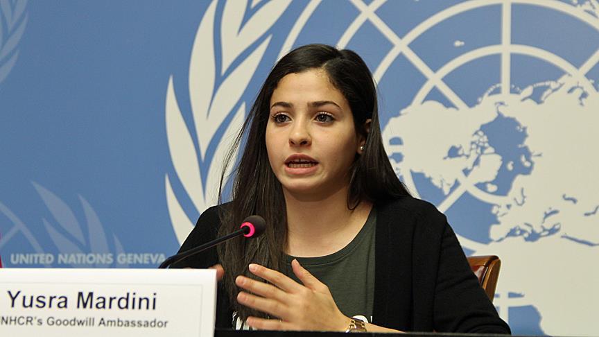 Syrian Olympic swimmer becomes UNHCR ambassador