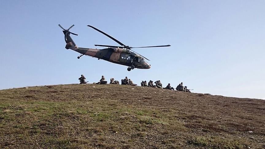 Turkish military says 93 PKK terrorists killed