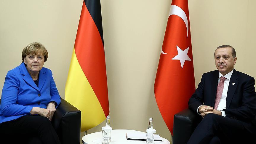 Erdogan, Merkel to meet in Germany