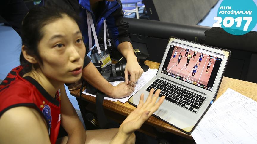 Chinese volleyball player votes Anadolu Agency photos