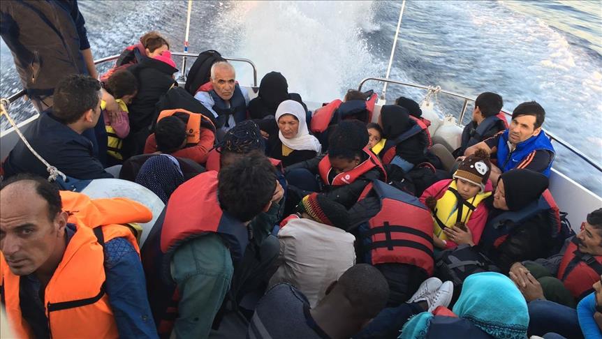 More than 850 undocumented migrants held in Turkey