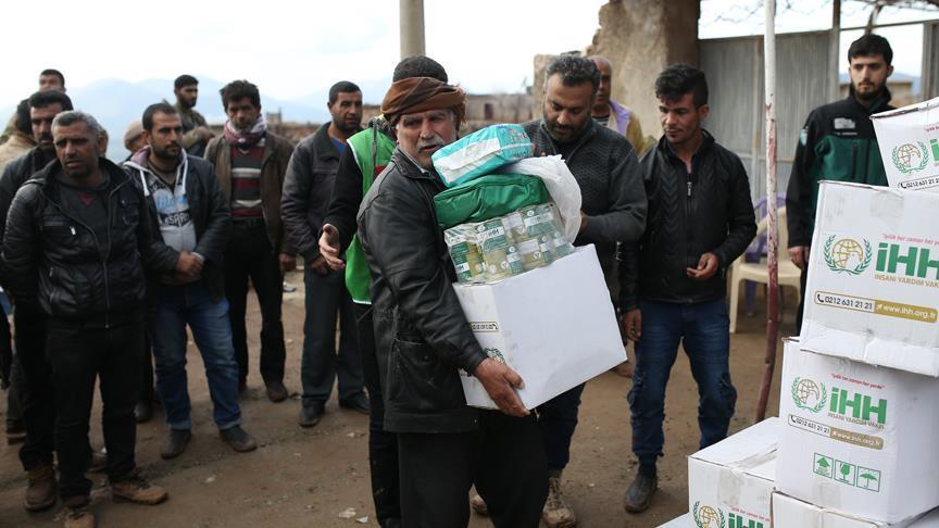 Turkish NGO sends aid to victims of civil war in Syria