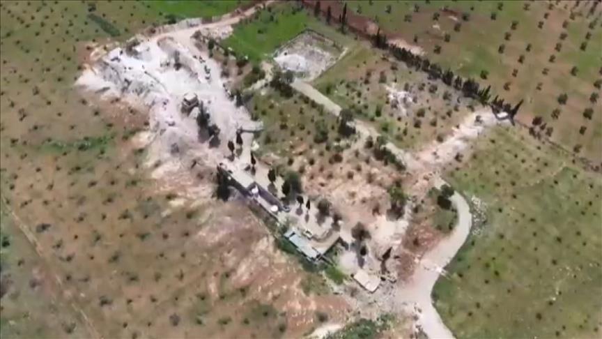 Syrie: Tall Rifaat vue du ciel par les drones de l’AA