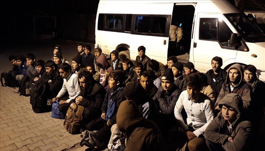 Over 130 undocumented migrants held across Turkey