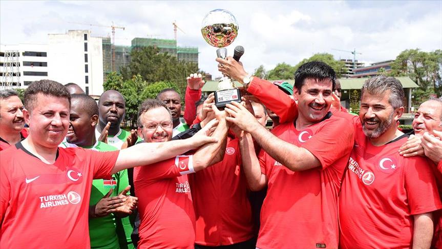 Turkish MPs beat Kenyan counterparts in football match