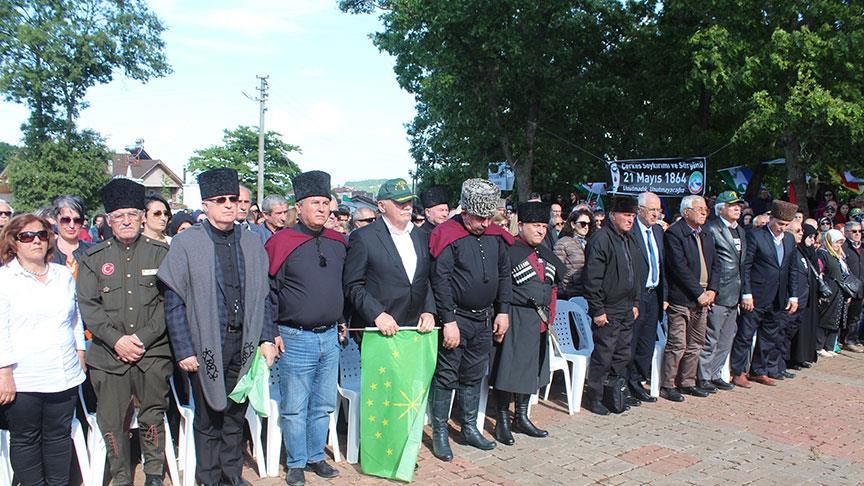 Rusya'dan sürgün edilen Çerkezler anıldı