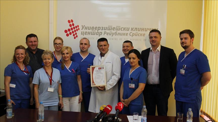 Važan sertifikat za Kliniku intenzivne medicine UKC RS-a