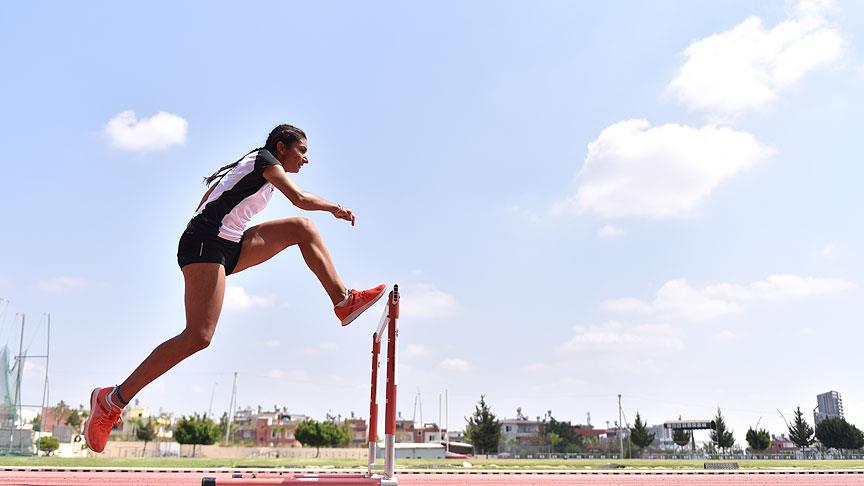 Rekortmen genç atletin hedefi büyük