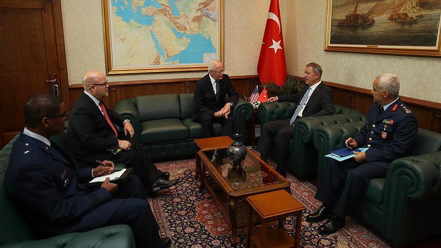 Turkish Defense Minister Meets Us Syrian Special Envoy