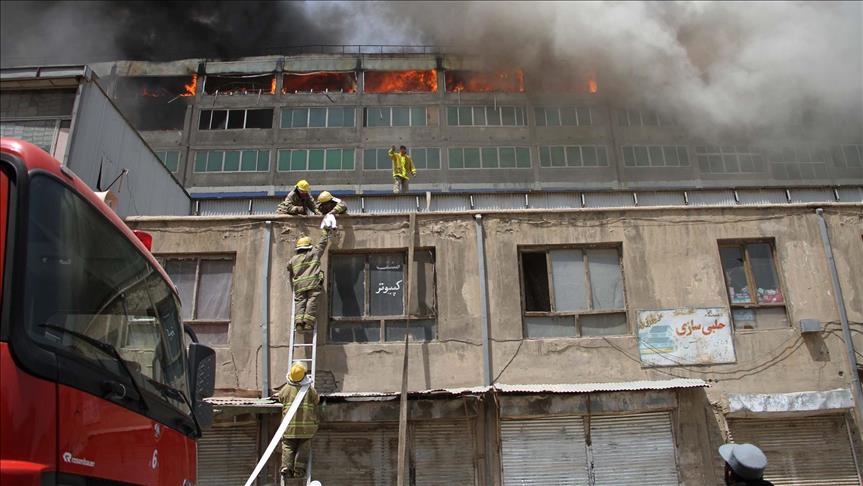 Afghanistan: Fire engulfs hundreds of shops in Kabul