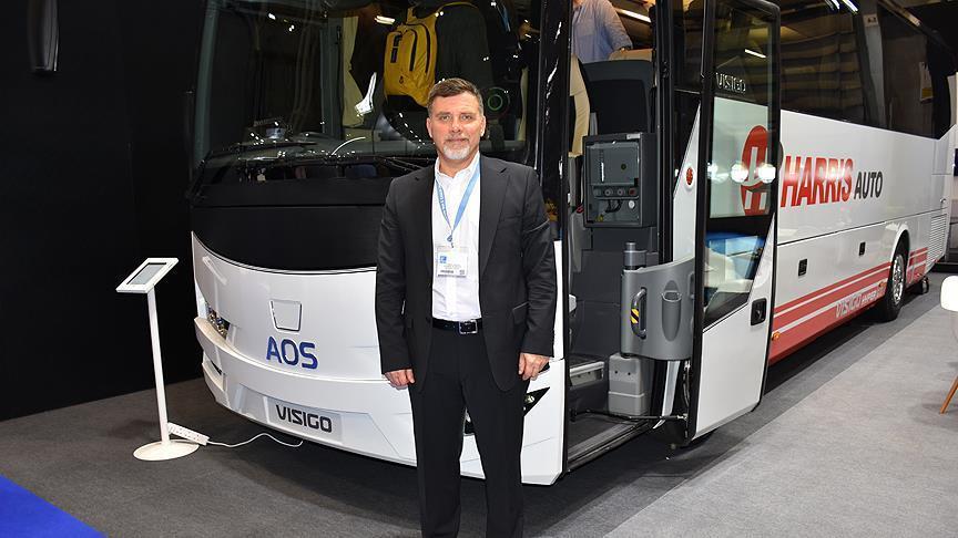 Turkey's right-hand-drive bus showcased in UK