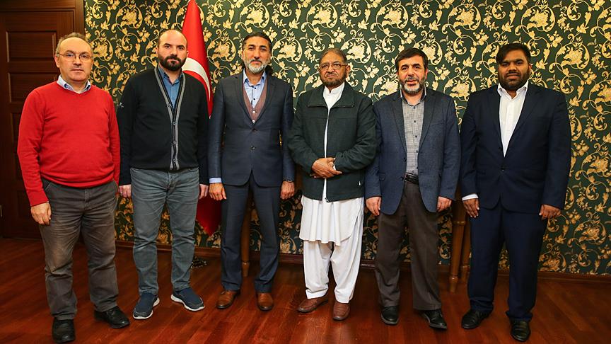 Pakistan Cemaati İslami Partisi'nden AA'ya ziyaret