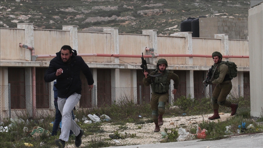 Israel disperses West Bank protest; 2 Palestinians hurt