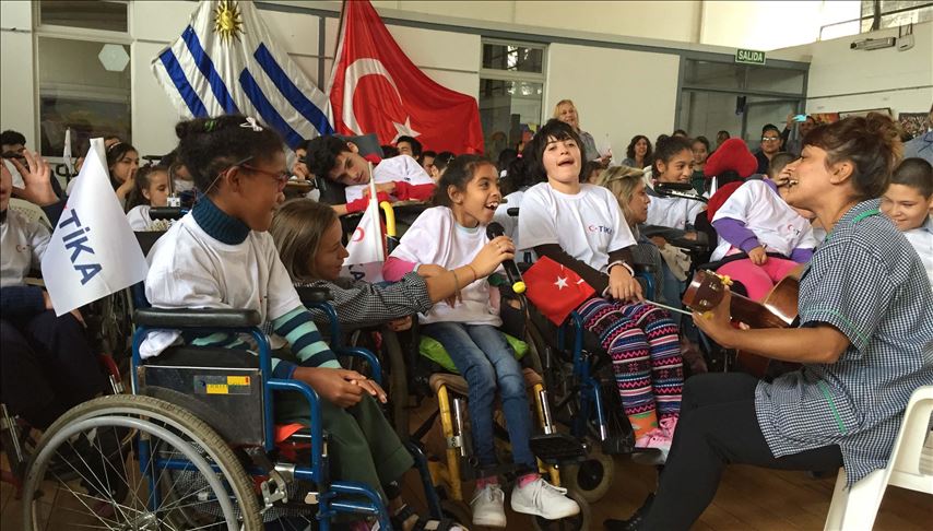 Turkish charity supports disabled students in Uruguay