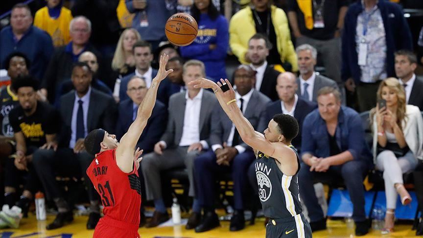 Warriors sweep Blazers, advance to NBA finals
