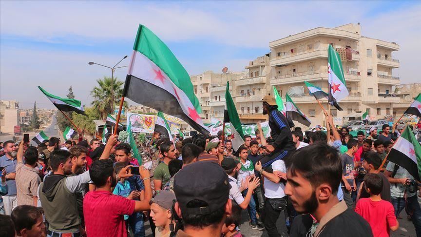 Demonstran Idlib Suriah: Teror YPG tak mewakili orang Kurdi