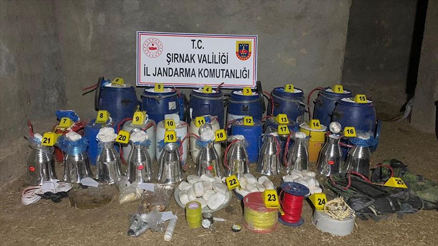 Turkey seizes 2 tons of explosives hidden by terrorists