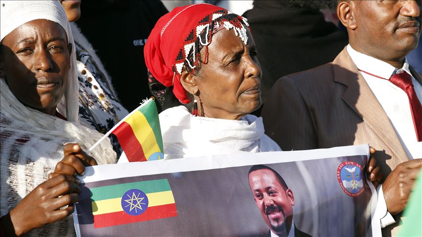 Primer ministro etíope recibe bienvenida de héroe después de ganar ...