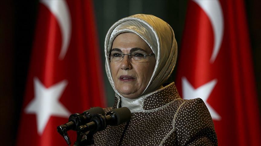Turkey's first lady marks World Oceans Day