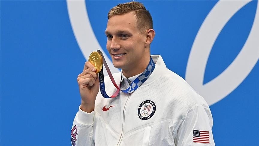 El Nadador Estadounidense Caeleb Dressel Se Llevó Su Cuarto Oro En Los