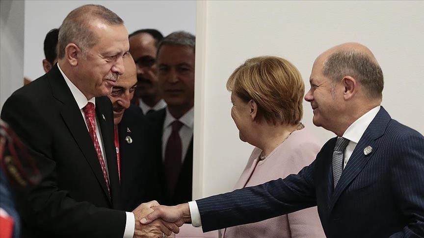 Turkish president, new German chancellor discuss bilateral ties ...