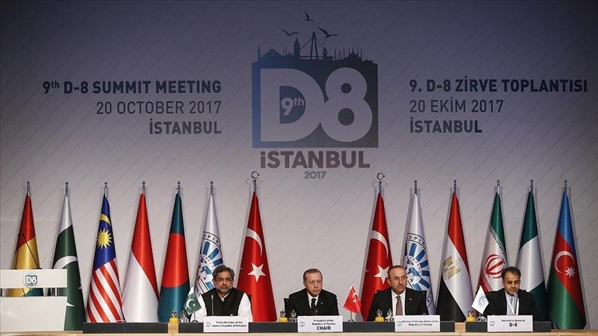 D 8 Organization For Economic Cooperation Celebrating Its 25th Year