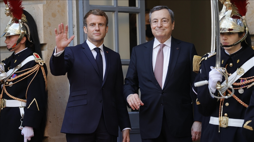 Pariz: Italijanski premijer Draghi sastao se s francuskim predsjednikom ...