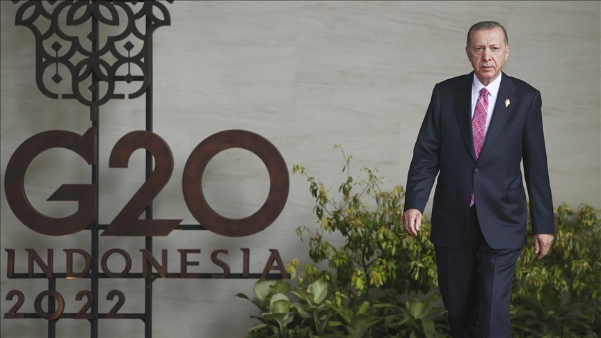Turkish president attends G-20 summit