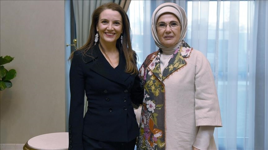 Turkish first lady meets UNICEF Türkiye representative