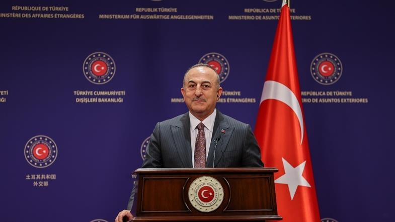 Turkish foreign minister continues bilateral talks on sidelines of NATO ...