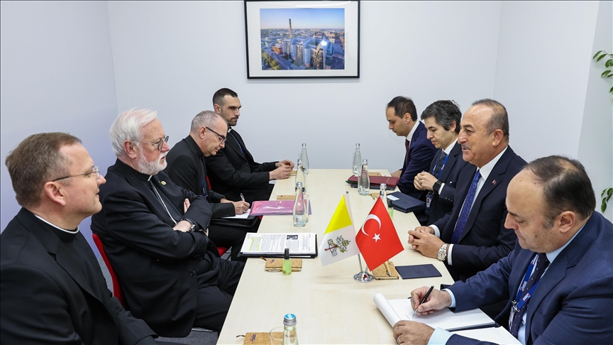 Turkish foreign minister holds bilateral talks on sidelines of OSCE meeting