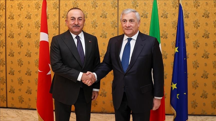 Rome: Le MAE turc, Cavusoglu, rencontre son homologue italien, Tajani