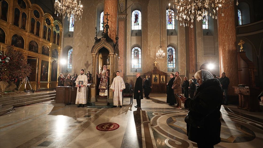 Sveta božićna liturgija služena u Sabornoj crkvi Presvete Bogorodice u Sarajevu