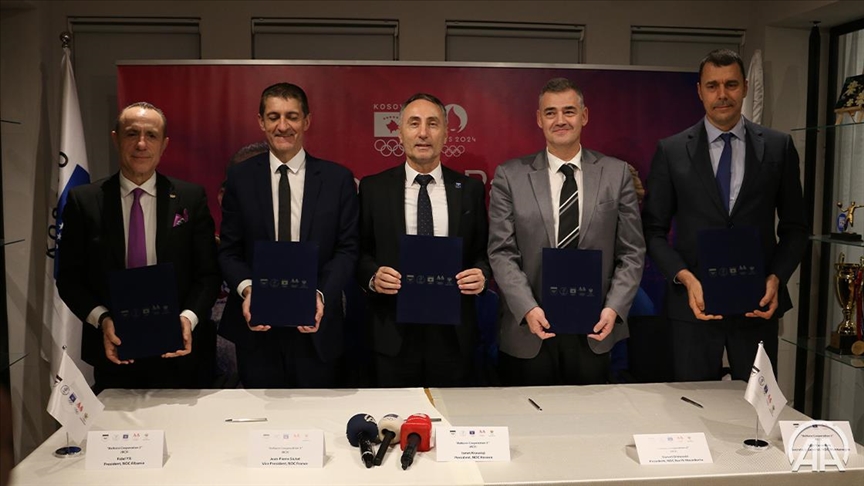 Олимписките комитети на С Македонија Косово Франција Албанија и Црна Гора потпишаа