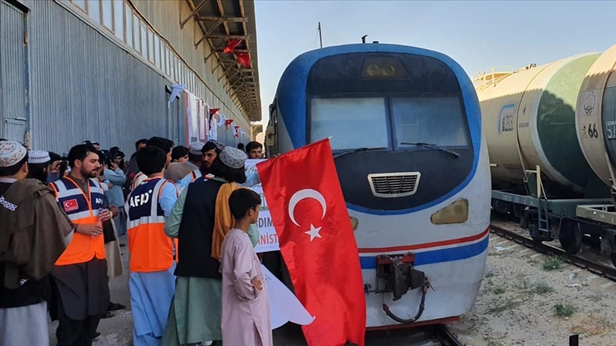 Türkiye’s 7th ‘goodwill’ train with relief goods reaches Afghanistan