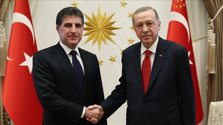 Turkish president receives head of Iraq's Kurdish Regional Government