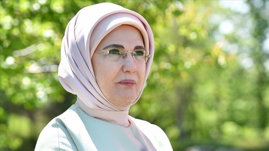 Turkish first lady thanks UAE, Azerbaijan, Qatar over earthquake support