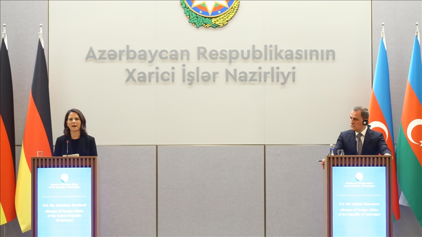 Top Azerbaijani, German diplomats meet in Baku amid regional visit