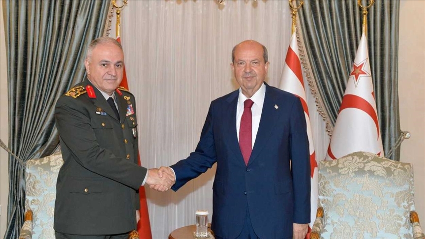 Northern Cyprus' President Tatar receives Turkish Chief of General Staff Gurak - TrendRadars